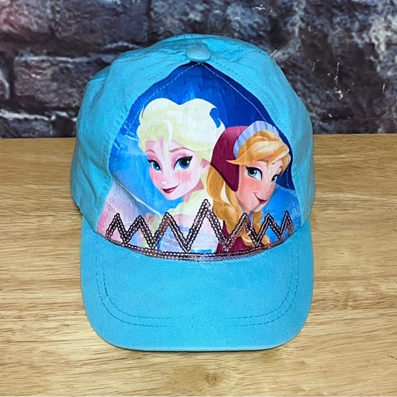 Disney | Accessories | Disney Frozen Elsa Anna Hat Cap Toddlers Size ...